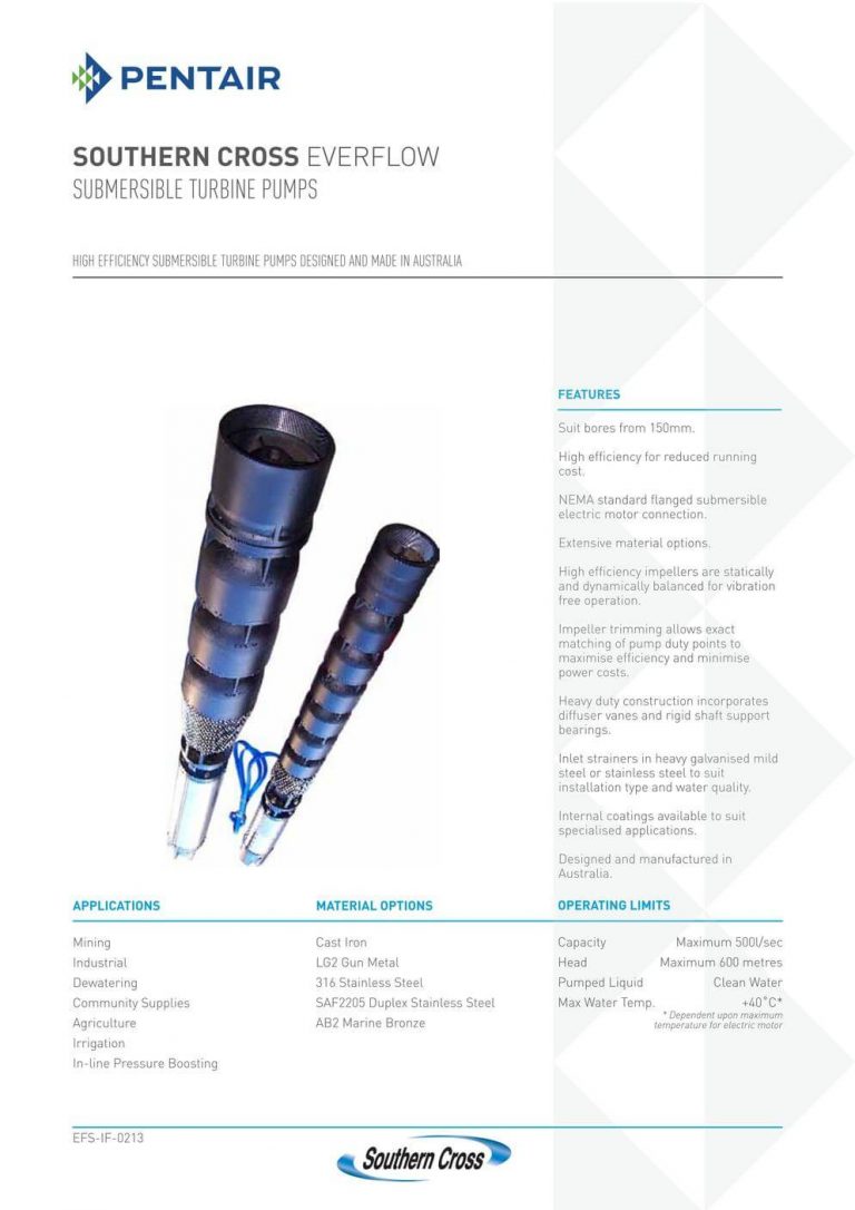 Everflow Submersible Pumps and Line Shaft Turbine Pumps - HUP HENG (KL ...